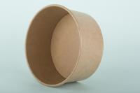 China Disposable Hotel Large Kraft Paper Bowls For Take Away Durable Eco Friendly for sale