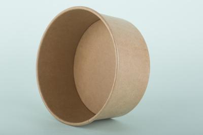 China Disposable Hotel Large Kraft Paper Bowls For Take Away Durable Eco Friendly for sale