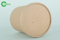 China Easily recyclable beverage on the go kraft paper soup 230ml cups for sale