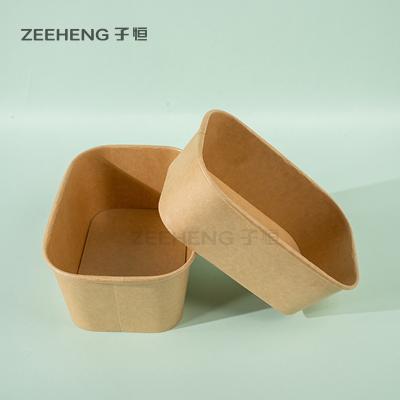 China ZEEHENG Disposable Paper Bowls Specifically for Hotel Restaurant Takeway for sale
