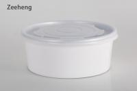 China Smooth Wall Aluminum Foil Disposable Paper Bowls Cooking Flexo Printing for sale