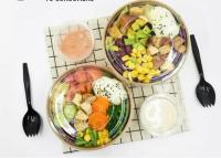 China Hot & Cold Round Kraft Paper Bowls With Lids , Customized Disposable Soup Bowls for sale