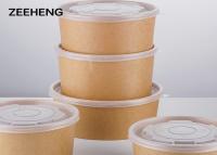 China Eco Friendly Food Grade Brown Paper Bowl Kitchenware Fast Food Packaging for sale