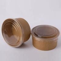 China Wholesale Kraft paper bowls with lids for sale