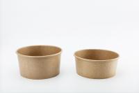 China Recyclable Food Grade Disposable Paper Bowl White Soup Salad Bowl for sale