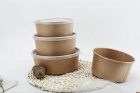 China Disposable Food Grade Leakproof Microwavalable Paper Cups Ice Cream for sale