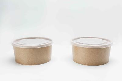 China Disposable Paper Bowl Ice Cream Paper Cup White Eco Friendly Food Grade Salad Bowl for sale