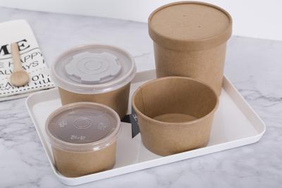 China Food grade leakproof customized disposable paper soup cup soup bowl for sale