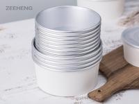 China Recyclable Disposable Brown Kraft Paper Soup Waterproof Bowl With Plastic Cover for sale