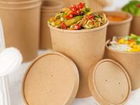 China Rigid Home 32 Oz Durable Disposable Paper Bowls Biodegradable Custom Logo for sale
