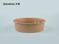 China 26oz Biodegrabale Disposable Paper Salad Bowl With Lid for sale
