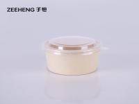 China Food Grade Biodegradable Custom Logo Printed Kraft Paper Recyclable 16oz Soup Bowls With Lids for sale
