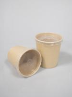China PE Coated Recyclable Disposable Soup Cups For Hot Drinks Oil / Crush Resistance for sale