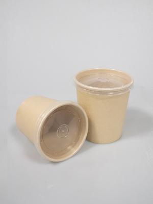 China PE Coated Recyclable Disposable Soup Cups For Hot Drinks Oil / Crush Resistance for sale