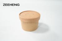 China Food Grade Heavy Duty Paper Bowls Insulated Food Container 8oz for sale
