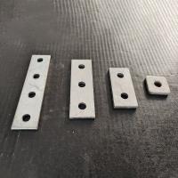 China Steel Strut Channel Accessories Strut Channel Fitting 1/2/3/4 Hole Flat Straight Custom for sale
