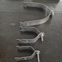 China Galvanized Iron Metal Pipe Unistrut Conduit Hanger Electrical EMT Conduit Clamp for sale