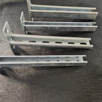 China Sturdy Electro Galvanized Metal Slotted Channel Swing Arm For Construction Mounting System for sale