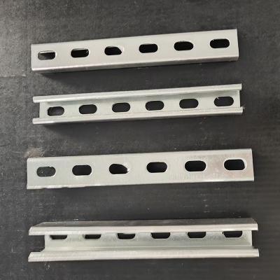 China Zinc Alloy Galvanized Slotted Unistrut Channel C Strut Channel 3m / 6m for sale