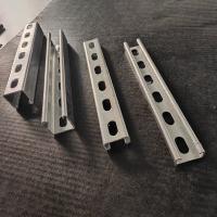 China Zinc Alloy Galvanized Slotted Unistrut Channel C Strut Channel 3m / 6m for sale