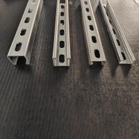 China Durable Zinc Alloy Galvanized Slotted C Channel 41×21mm For Pipe And Cable System for sale