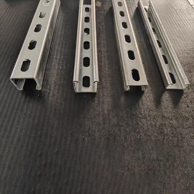 China Durable Zinc Alloy Galvanized Slotted C Channel 41×21mm For Pipe And Cable System for sale