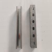 China Round Corner 41mm X 41mm Unistrut Steel Pre Galvanized Strut Support 2m 6m for sale