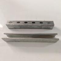 China Round Corner 41mm X 41mm Unistrut Steel Pre Galvanized Strut Support 2m 6m for sale