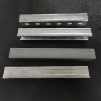 China 41x41mm Slotted Channel Square Corner Reinforced C Strut Channel Electro Galvanized for sale