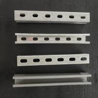 China 41x41mm Slotted Channel Square Corner Reinforced C Strut Channel Electro Galvanized for sale