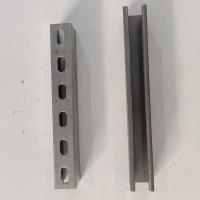 China Square Corner C Channel Steel 41x41 Unistrut Channel Custom Cut Length for sale