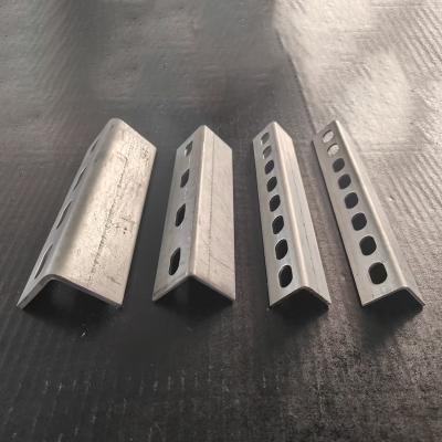 China Hot Dipped Galvanized Metal Slotted Channel Angle Iron With 275g/m²  Zinc Coating for sale
