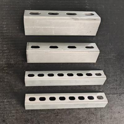 China 275g HDG Angle Steel Corrosion Resistant Slotted C Channel Anti Rust For Construction for sale