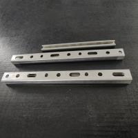 China Multi Size Pre Galvanized Unistrut Channel Slotted C Channel 20x10mm 25x16mm for sale