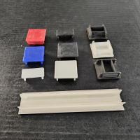 China C Channel Unistrut Plastic End Caps Solar Mount Bracket Protective Unistrut End Covers for sale