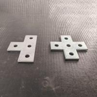China Galvanized 4 Hole Strut Channel Fitting T Shaped Flat Joint Unistrut Channel Base Plate for sale