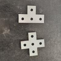 China Cross Shape Joint Plate 5 Hole Cross Connector Strut Channel Accessories  For C Channel Support for sale