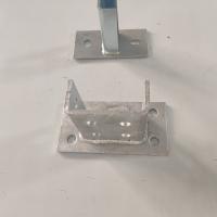 China Welded Strut Channel Accessories Galvanized Fixed Base Plate For C Channel Support Frame for sale