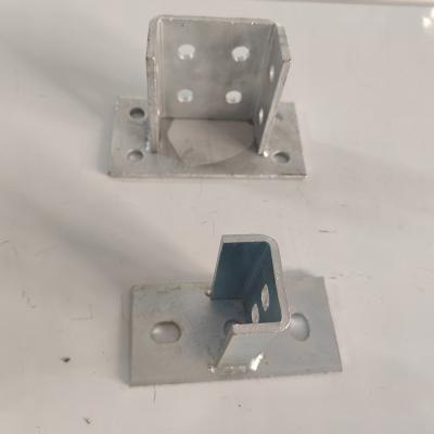 China High load C Channel Base Bracket Strut Channel Foundation Base Solar Mounting Hardware for sale