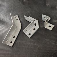 China Carbon Steel L Shape Unistrut Corner Bracket Joint Fitting Solar Mount Hardware for sale