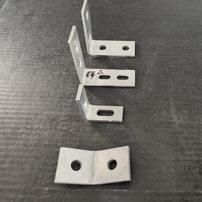 China 90 Degree L Shape Corner Bracket Channel Strut Fittings Solar Mount Hardware for sale