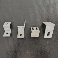 China Slotted Hole Strut Channel Angle Bracket Galvanized Right Angle Connector PV Support Fitting for sale