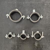 China Heavy Duty Uni Strut Pipe Clamps Split type Rubber Lined Pipe Hanger For Strut Channel Support for sale
