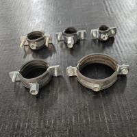 China Rubber Cushioned Heavy Pipe Clamp For Unistrut Channel Seismic Pipeline Support for sale