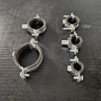 China Rubber Cushioned Heavy Pipe Clamp For Unistrut Channel Seismic Pipeline Support for sale