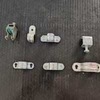 China Grade3 EMT Clip Half Pipe Clamp Galvanized Metal For Electrical Tube for sale