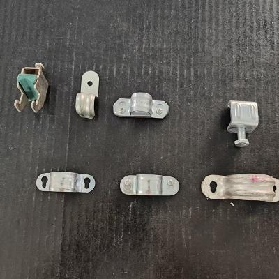 China Grade3 EMT Clip Half Pipe Clamp Galvanized Metal For Electrical Tube for sale