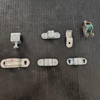 China Grade 3 Half Pipe Emt Conduit Clamps Metal Saddle Clip For Electrical Wiring Tube for sale