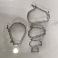 China Galvanized P Type EMT Conduit Accessories Stamping welding Hanger Pipe Clamp for sale