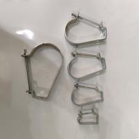 China Galvanized P Type EMT Conduit Accessories Stamping welding Hanger Pipe Clamp for sale